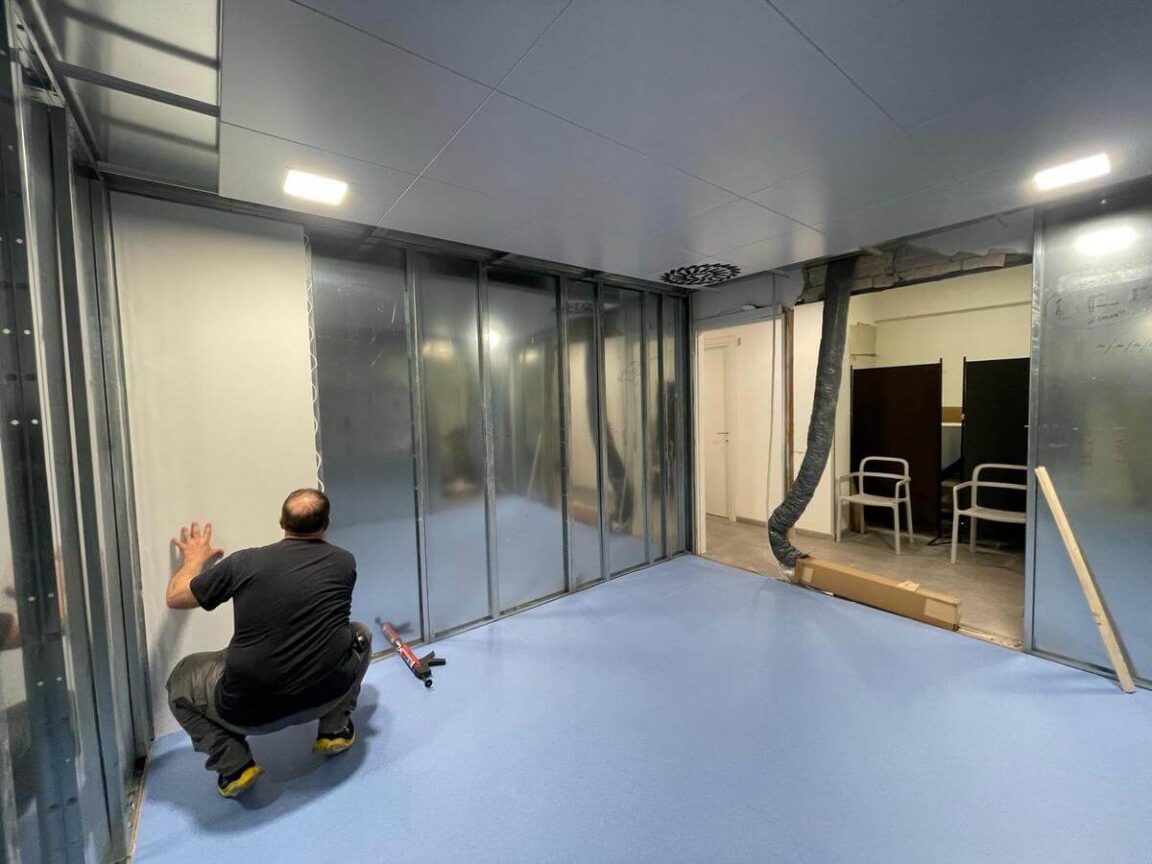 MRI Faraday Cages, faraday cages for mri rooms, mri shielding