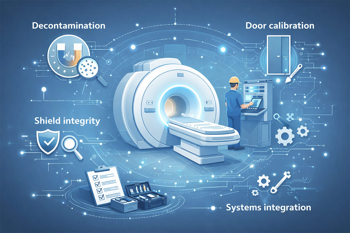 How to prepare an MRI room for acceptance testing - Quality Shielding Cage
